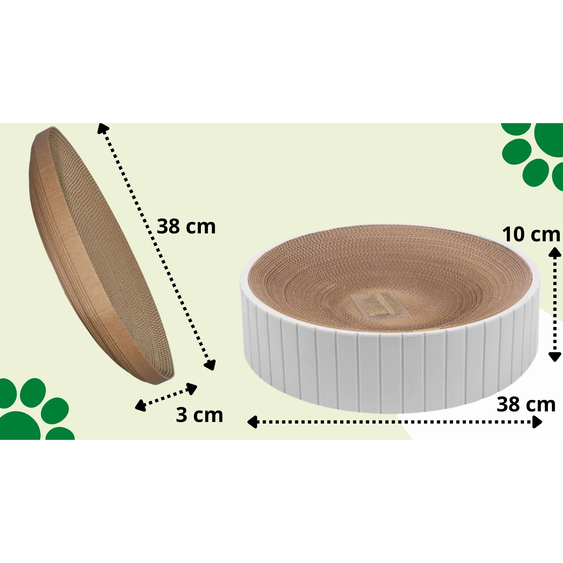 Scratcher, barlog pentru pisici, niveluri, carton, eco - eMAG.ro