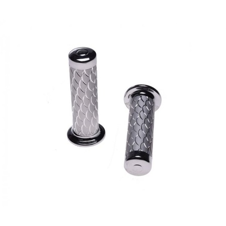 Mansoane moto + tub acceleratie, culoare crom - eMAG.ro