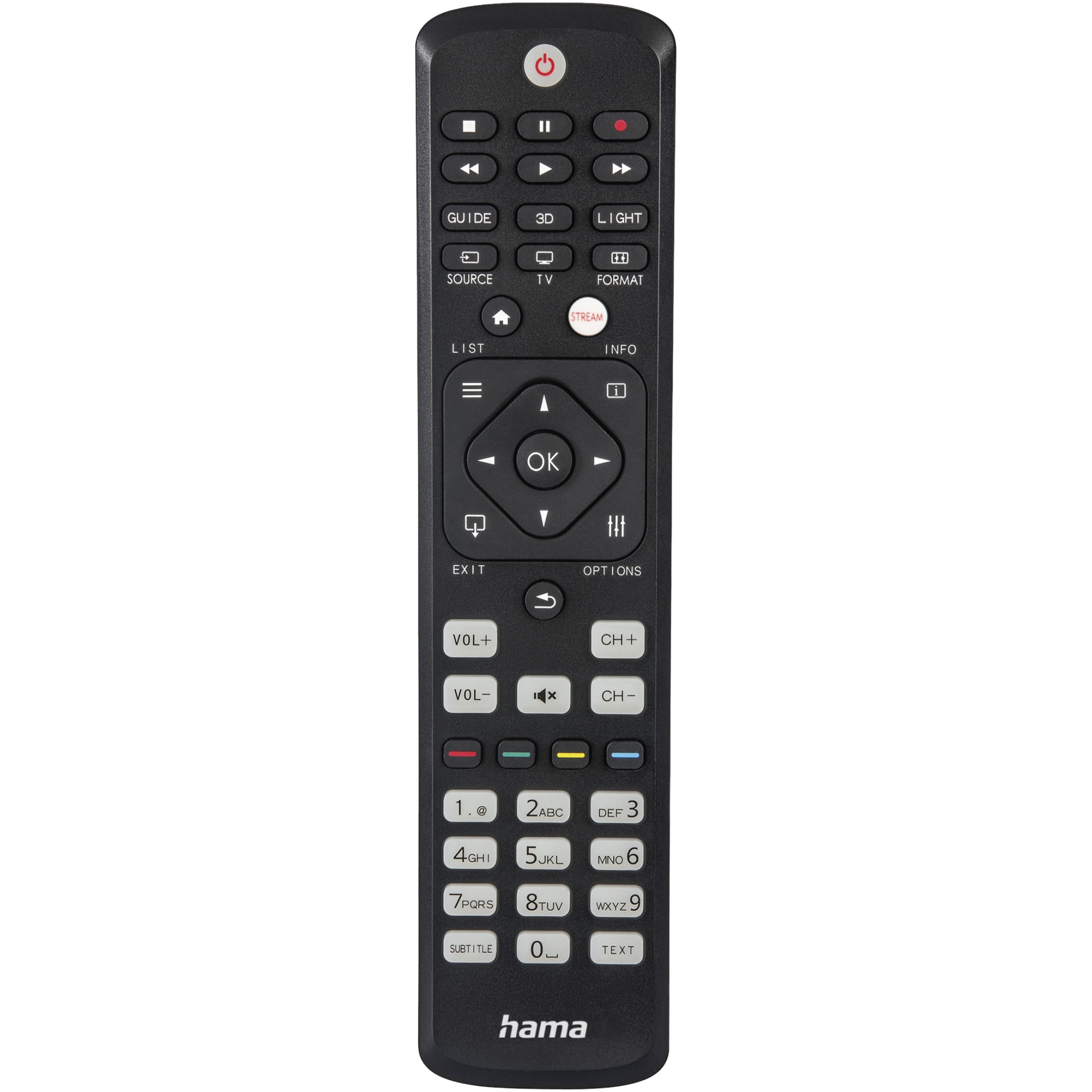 Telecomanda TV Hama Universala pentru TV Philips, Butoane iluminate, Negru - eMAG.ro