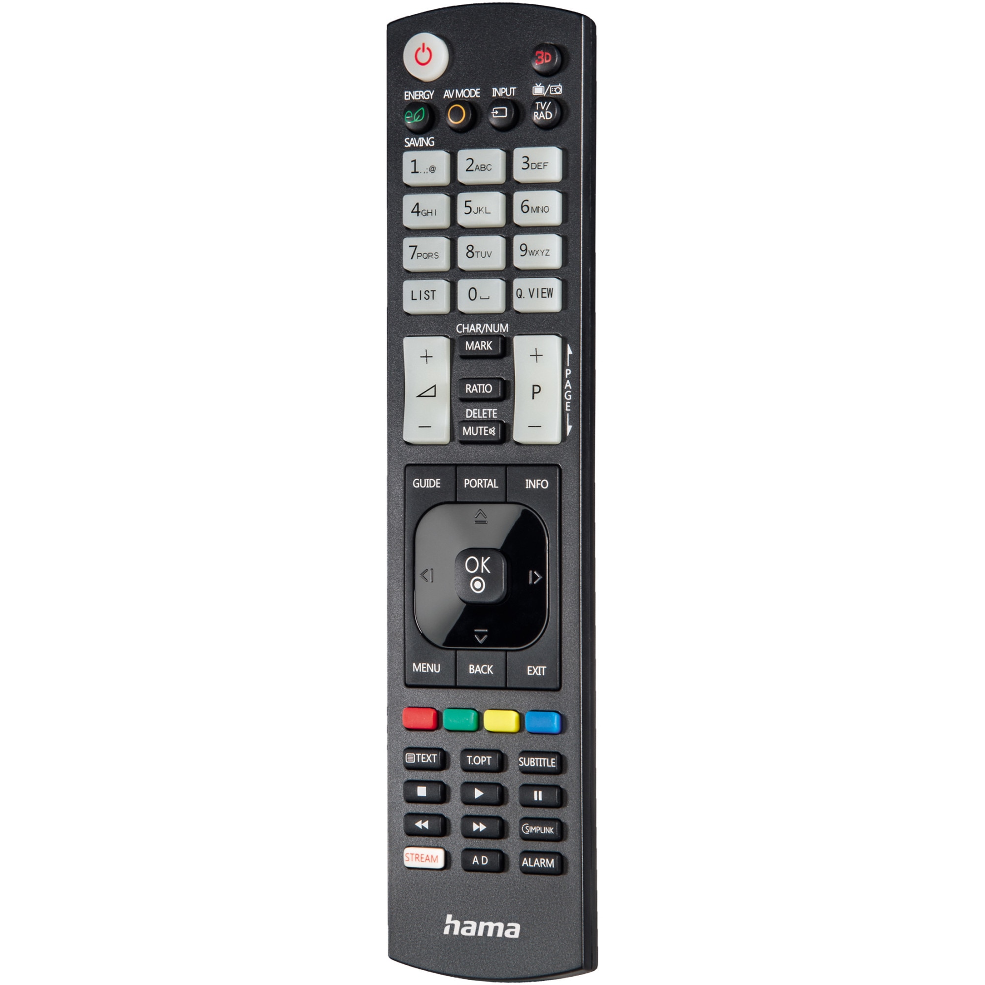 Telecomanda TV Hama Universala pentru TV LG, Butoane iluminate, Negru - eMAG.ro