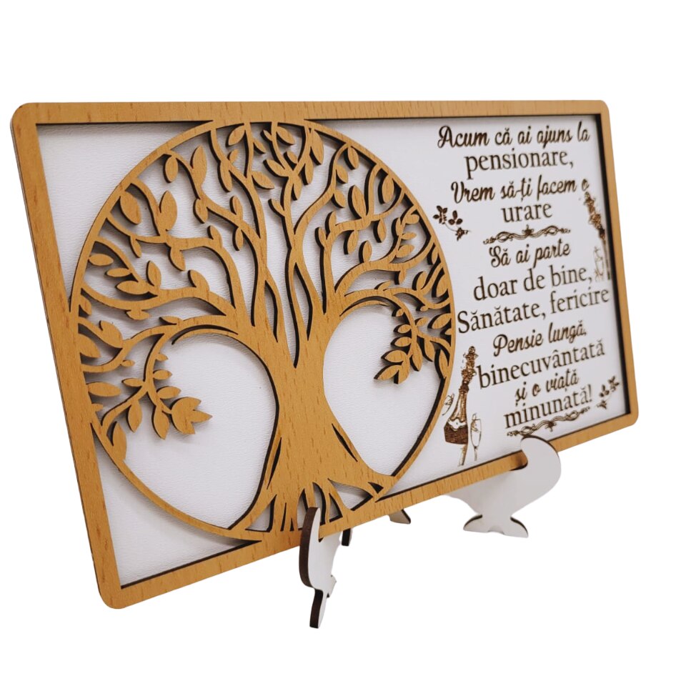 Tablou personalizat cu mesaj de pensionare pentru Familie, Prieteni ...