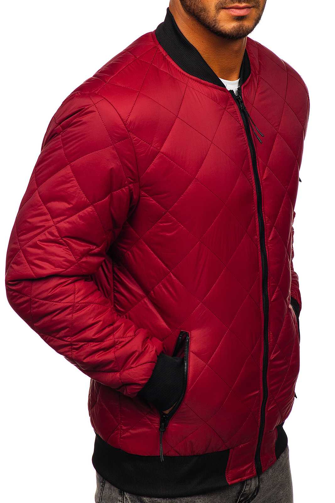 Geaca matlasata bomber bordo Bolf MY-01 L - eMAG.ro