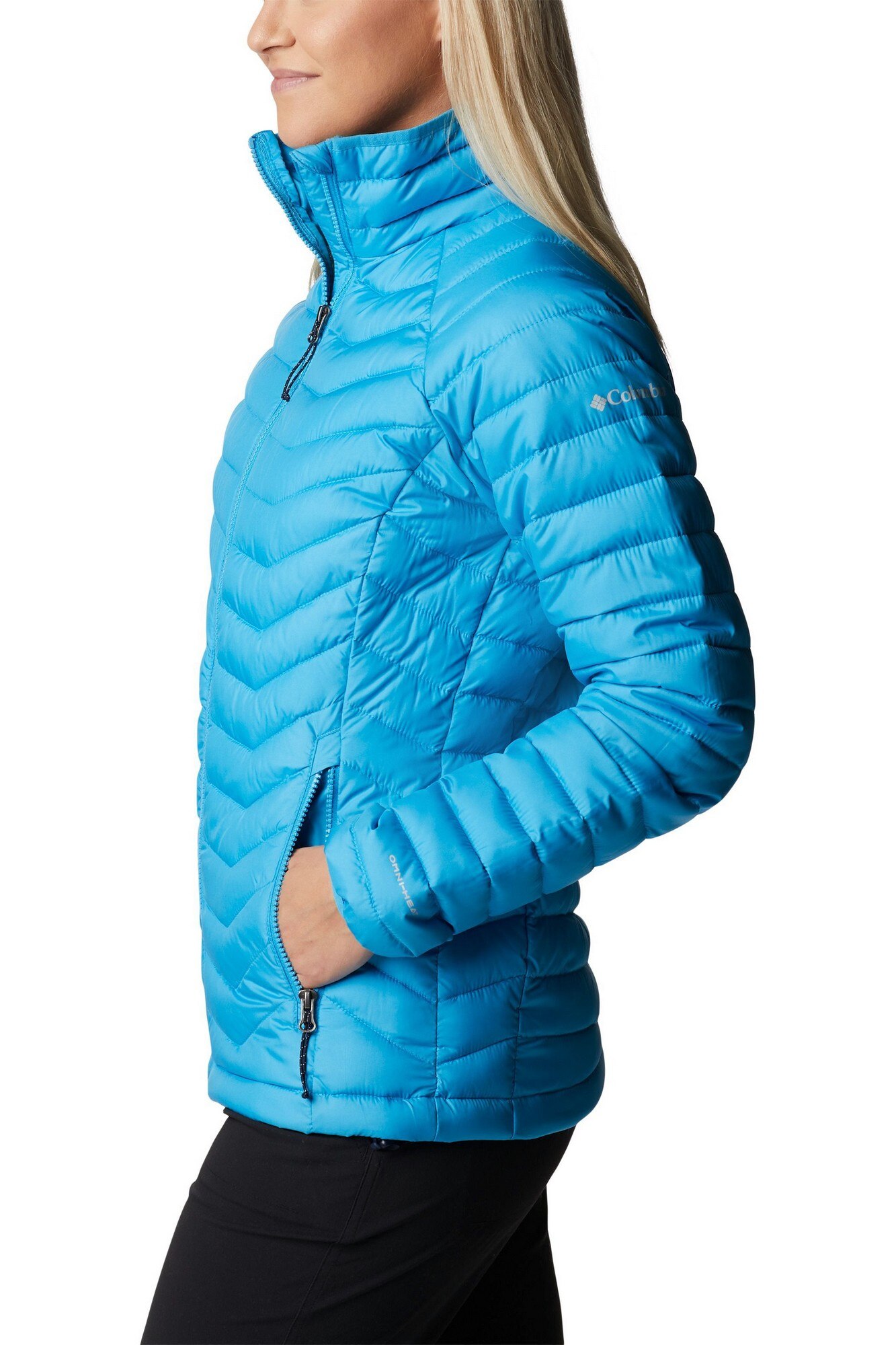 Jacheta de primavara Columbia Powder Lite Jacket albastru XS - eMAG.ro