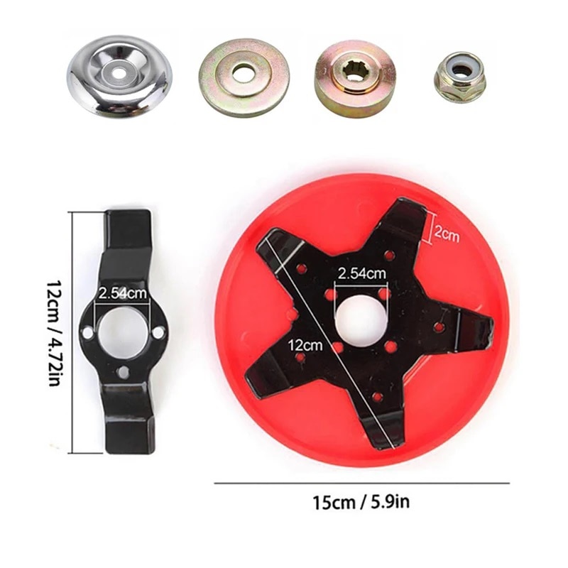 Disc motocoasa 5 lame, cap curatat buruieni pentru sapat, plivit, tuns ...