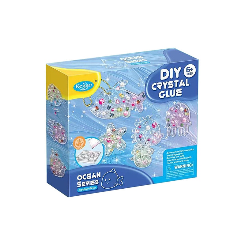 Set creativ copii, Kegao, Ocean, Activitati rasina epoxidica, DIY - eMAG.ro