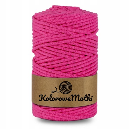 Snur pentru macrame, KoloroweMotki, Bumbac 100%, Torsadat simplu, 5mm x ...