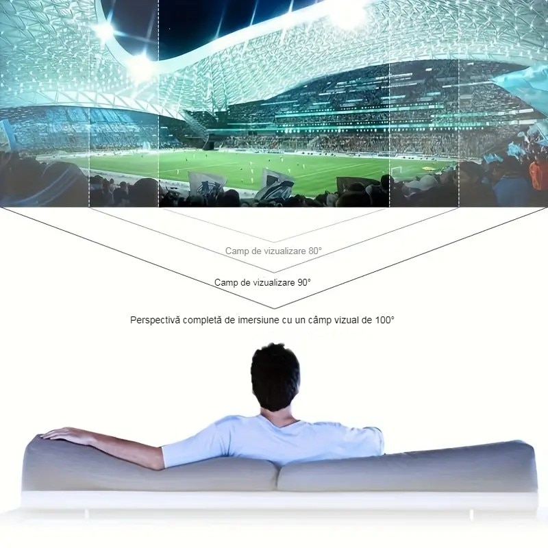 Ochelari VR 3D, Compatibili cu Smartphone-uri iOS si Android, Casti ...