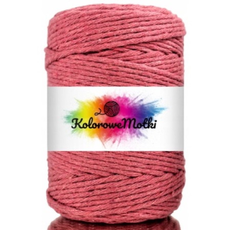 Snur pentru macrame, KoloroweMotki, Bumbac 100%, Torsadat simplu, 3mm x ...