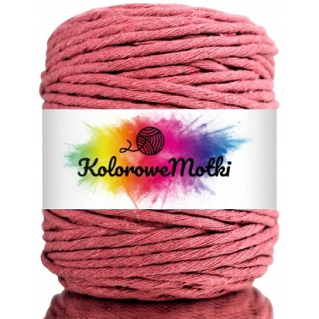 Snur pentru macrame, KoloroweMotki, Bumbac 100%, Torsadat simplu, 5mm x ...