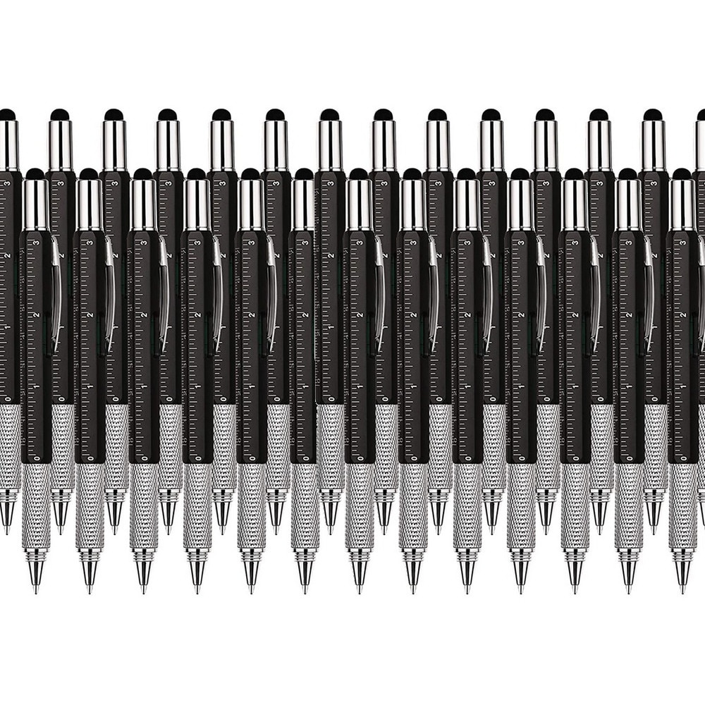 Мултифункционална химикалка, отвертка, линийка, молив, сензорен екран ...