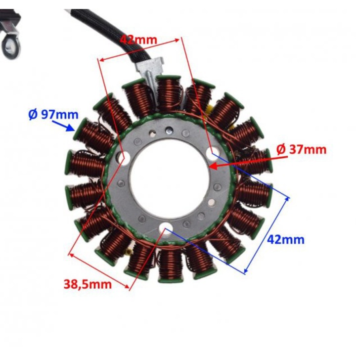 Stator aprindere 18 bobine, Yamaha Xmax 125 - eMAG.ro