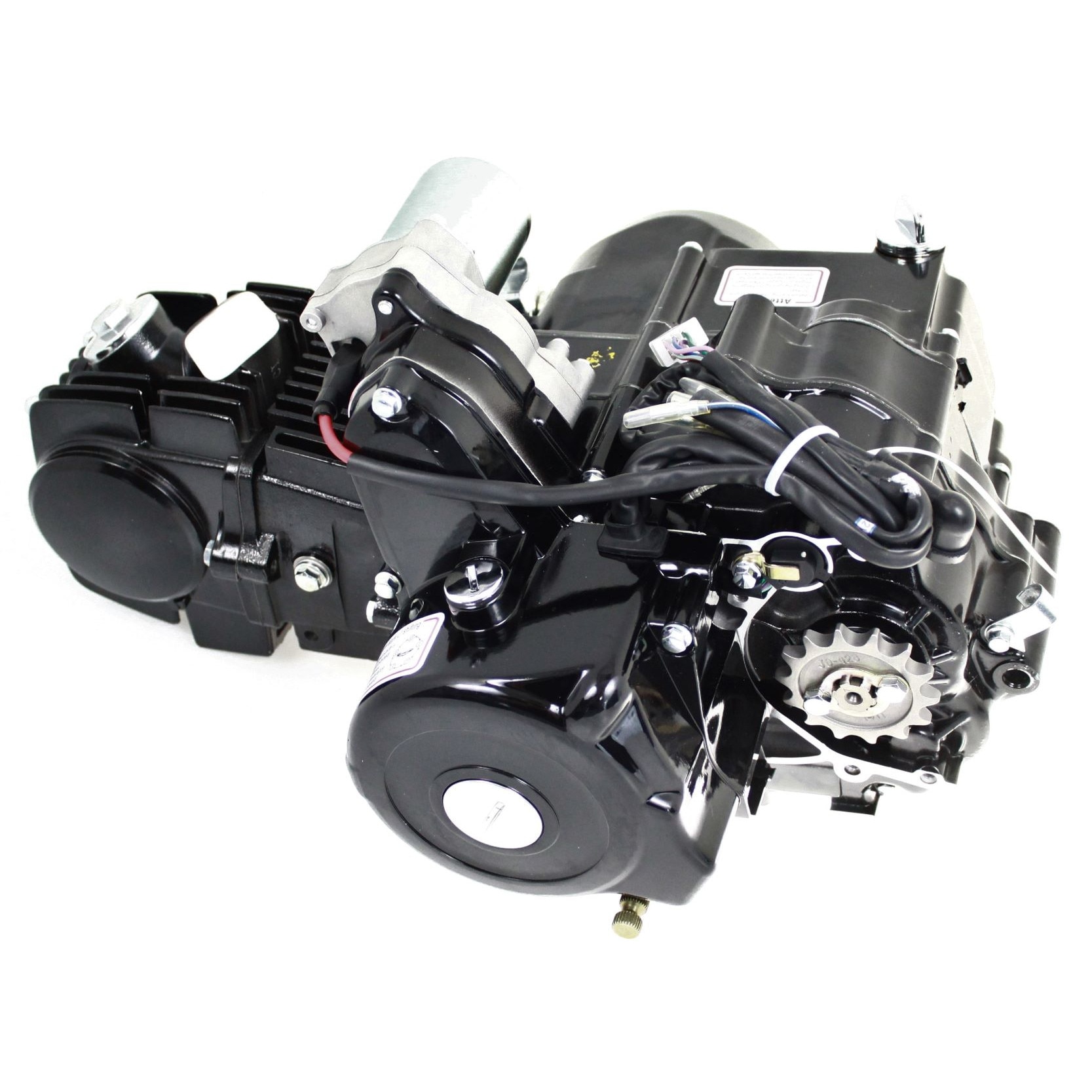 Komplett motor JH125, 4 sebesség, electrical installation, karburátor ...