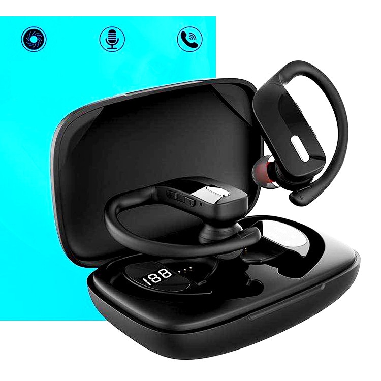 Casti Wireless Sport In-Ear Bluetooth 5.3 + EDR, IPX5 Rezistent la Apa ...