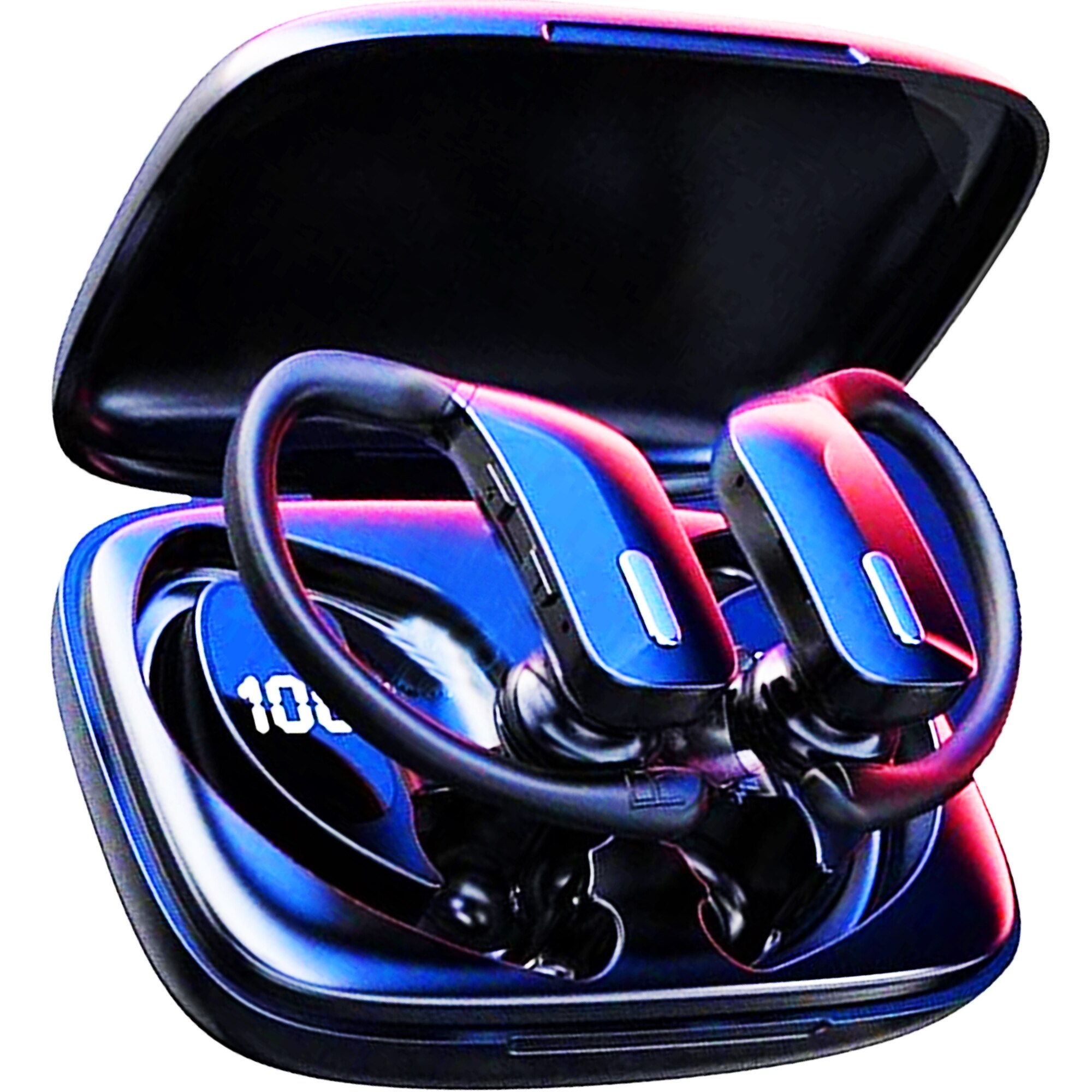 Casti Wireless Sport In-Ear Bluetooth 5.3 + EDR, IPX5 Rezistent la Apa ...