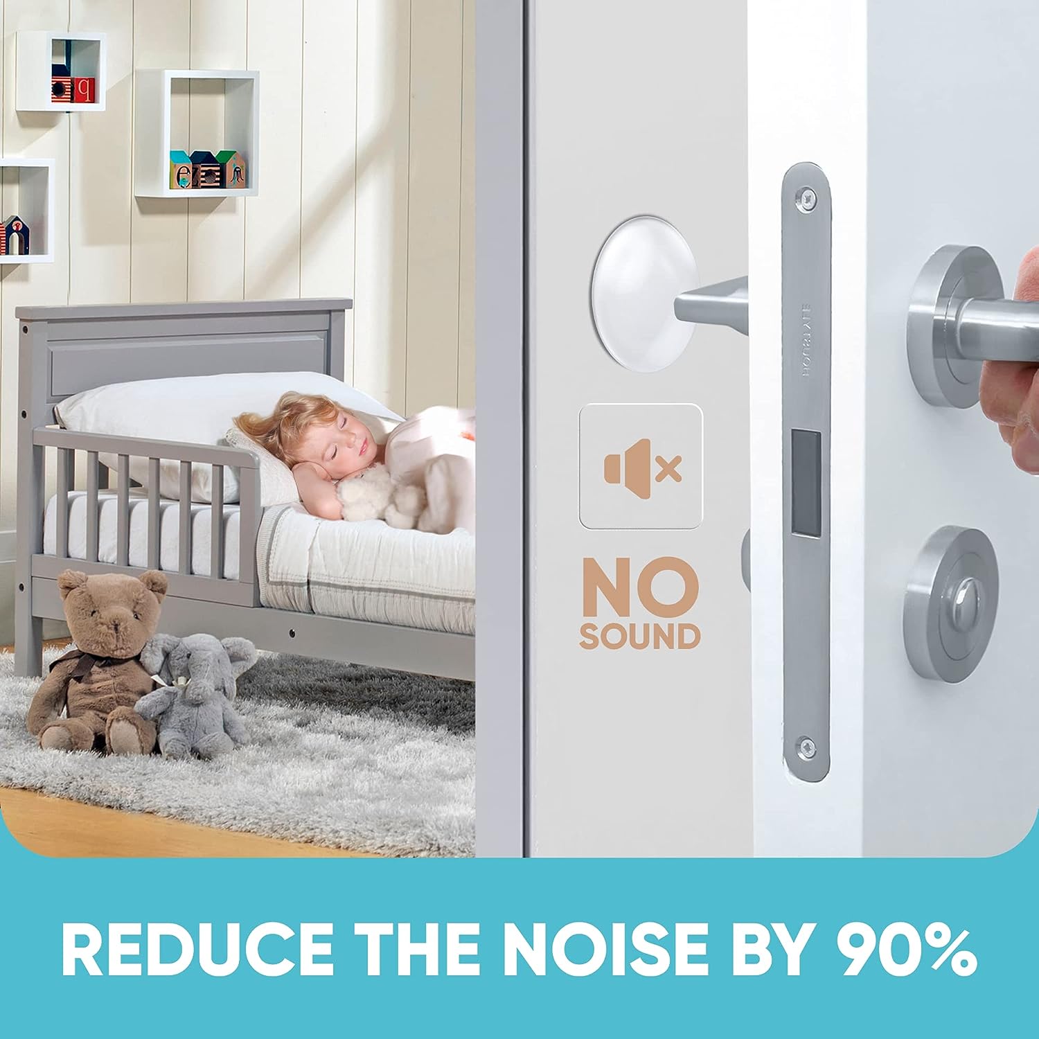 Set 12 Opritor de usa tampoane, Pentru protectia peretilor si izolarea ...