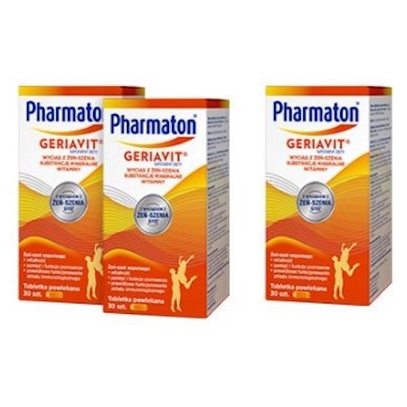 Pharmaton Geriavit, 3 x 30 comprimate - eMAG.ro