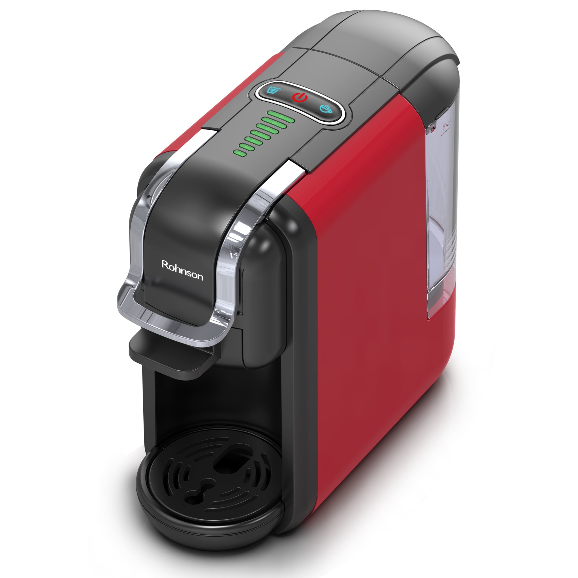 Espressor manual 2 in 1 (capsule, cafea macinata), Rohnson R98043, 1. ...