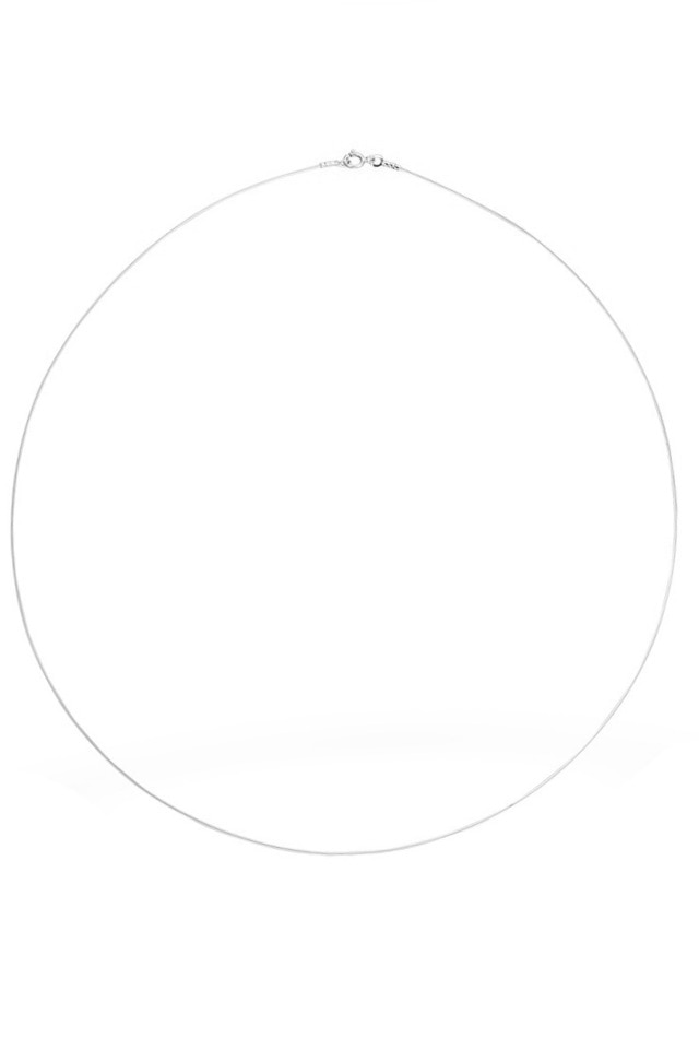 Colier la baza gatului cu fir transparent de silicon fara pandantiv cu ...