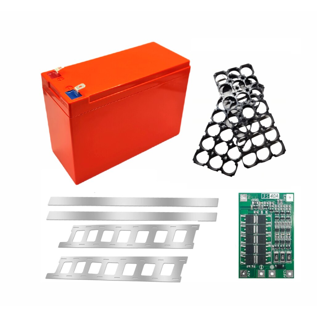 Carcasa Acumulator Li-Ion 3S 7P + BMS 40Ah + Banda nichel + 2 x Suport ...