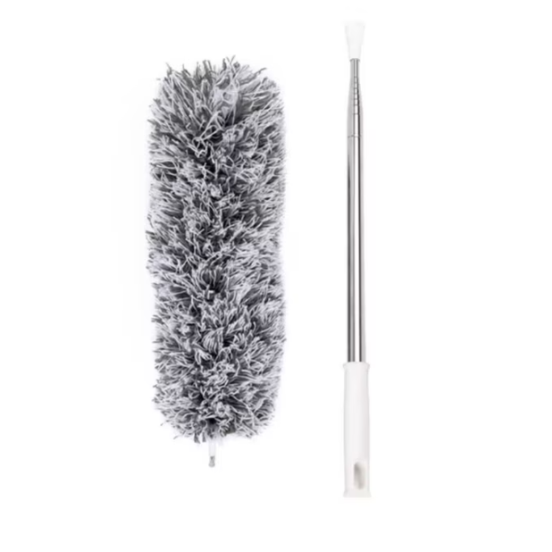 Pamatuf pentru praf ATT®, telescopic 80-270 cm, gri - eMAG.ro