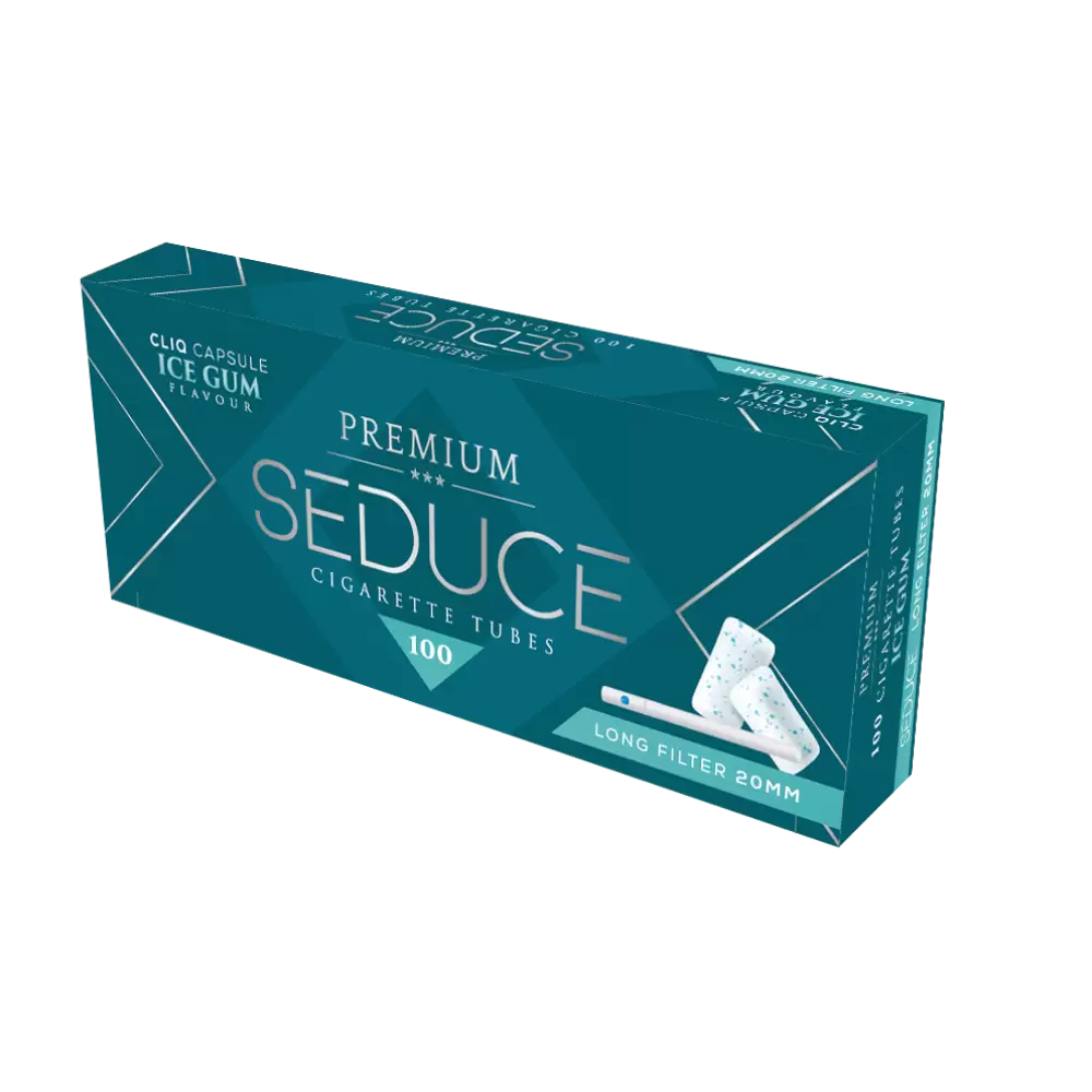 Tuburi tigari Seduce - Click Capsule 20 mm filter ICE Gum, 100 buc ...