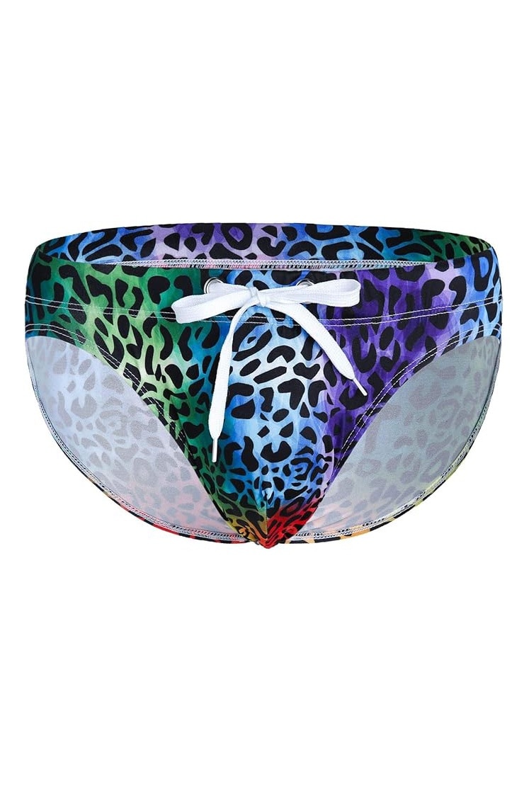Costum de baie barbatesc, Poliester, Multicolor - eMAG.ro