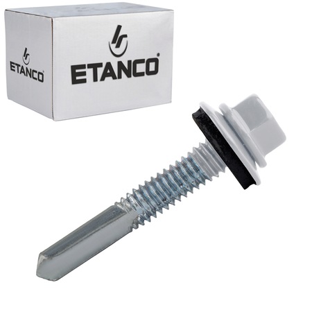 Set 250 Suruburi autoforante pentru metal, 12mm, 5.5x35mm, RAL 9006 ...