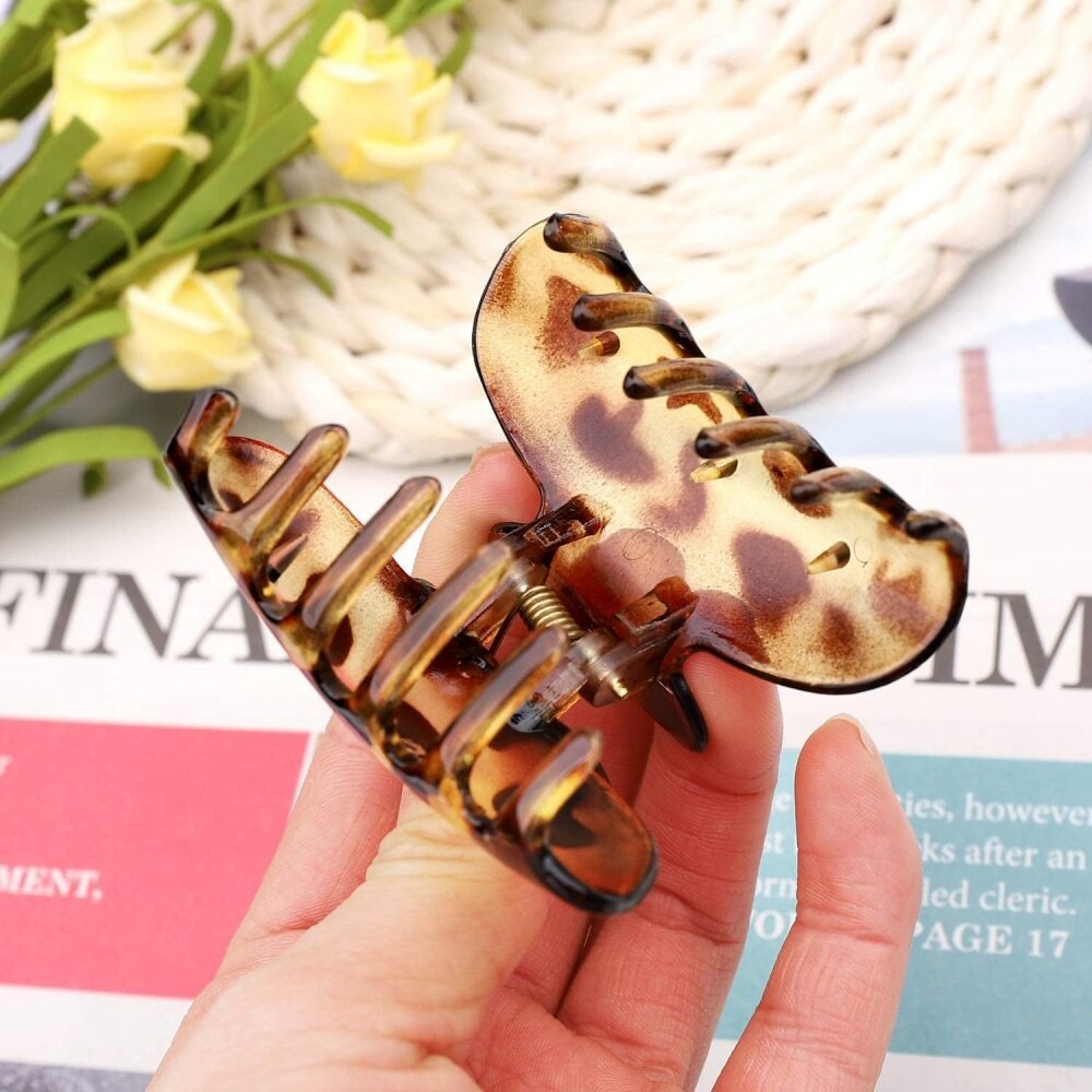 Set 3 Cleste de par, Acril, 6 cm x 3.7 cm, Multicolor - eMAG.ro