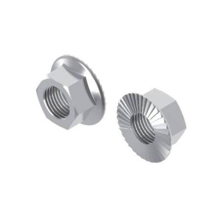 Piulita flansa zimtata INOX M10, Baks (set 100 buc) - eMAG.ro