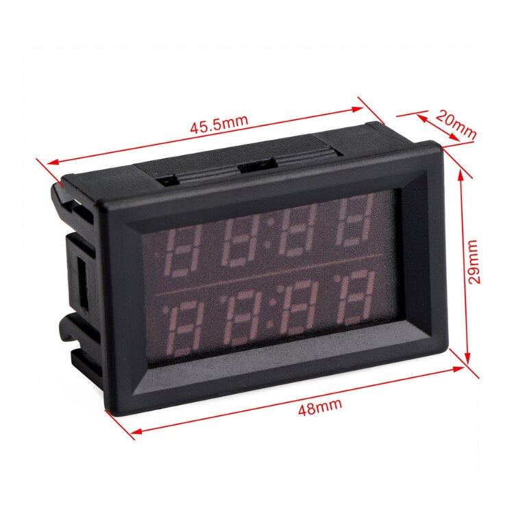 Voltmetru Ampermetru Digital DC 4.5-100V/10A, Panou Tester pentru ...