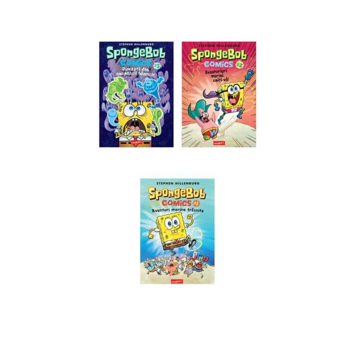 Pachet SpongeBob Comics. Volume 1-3, Stephen Hillenburg, miniGrafic ...