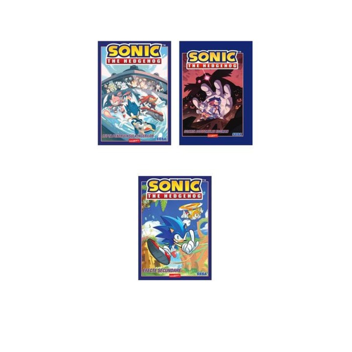 Sonic the Hedgehog. Volume 1-3, Ian Flynn, miniGrafic - eMAG.ro