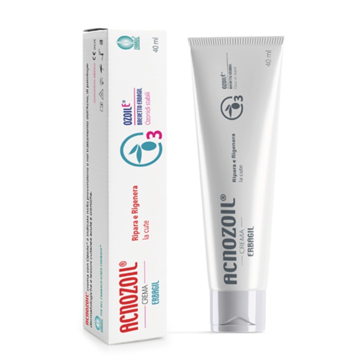 Crema tratament antiacnee, Erbagil, Acnozoil, 40 ml - eMAG.ro