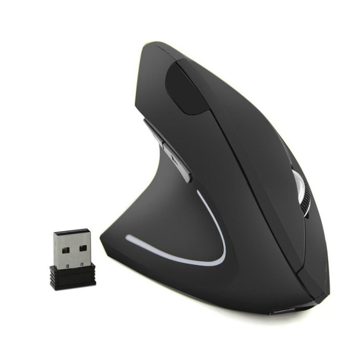 Mouse wireless, Yelandar, Negru - eMAG.ro