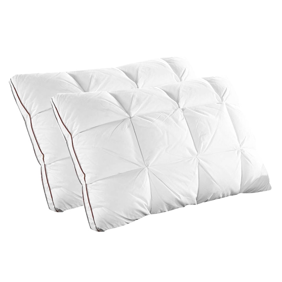 Set 2 Perne casetate Puf de Gasca 100% naturala Luxury 50 x 70 cm - eMAG.ro