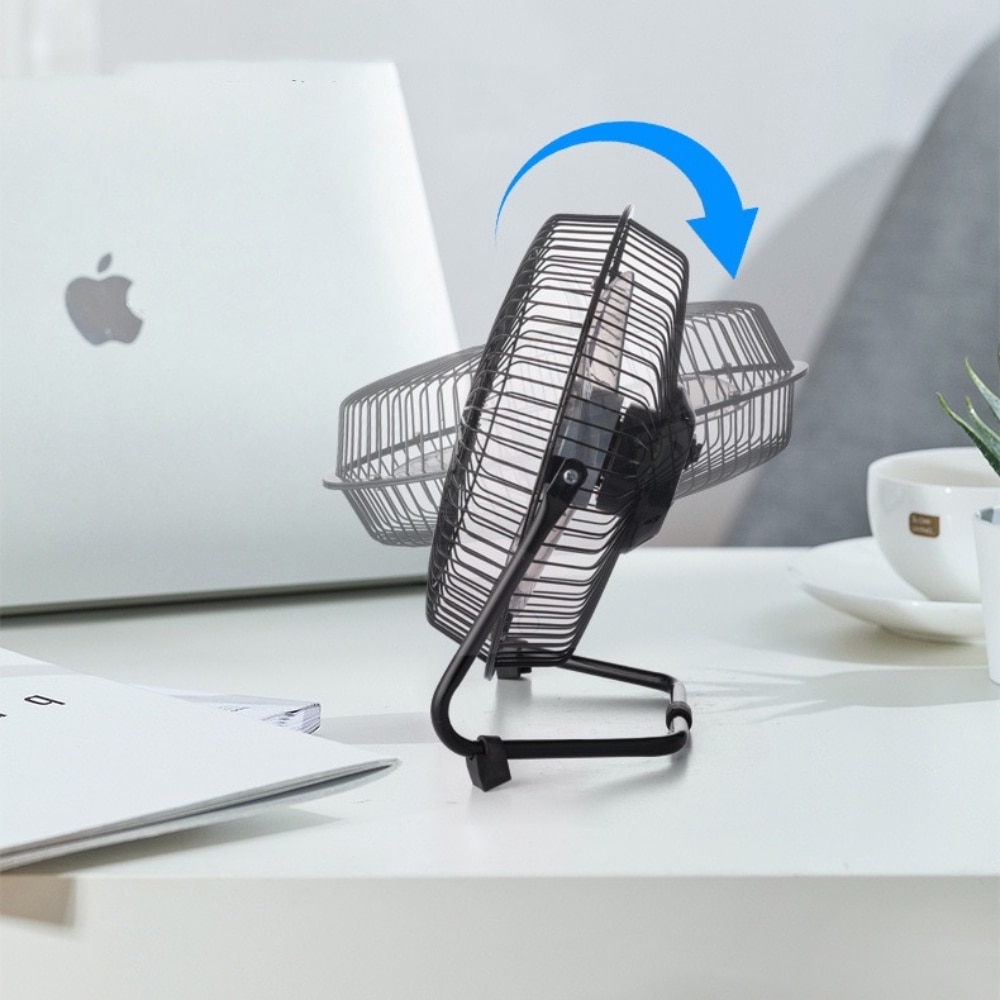 Ventilator mare de birou, 9 inchi, Portabil, Rotatie 360°, 2 Viteze ...