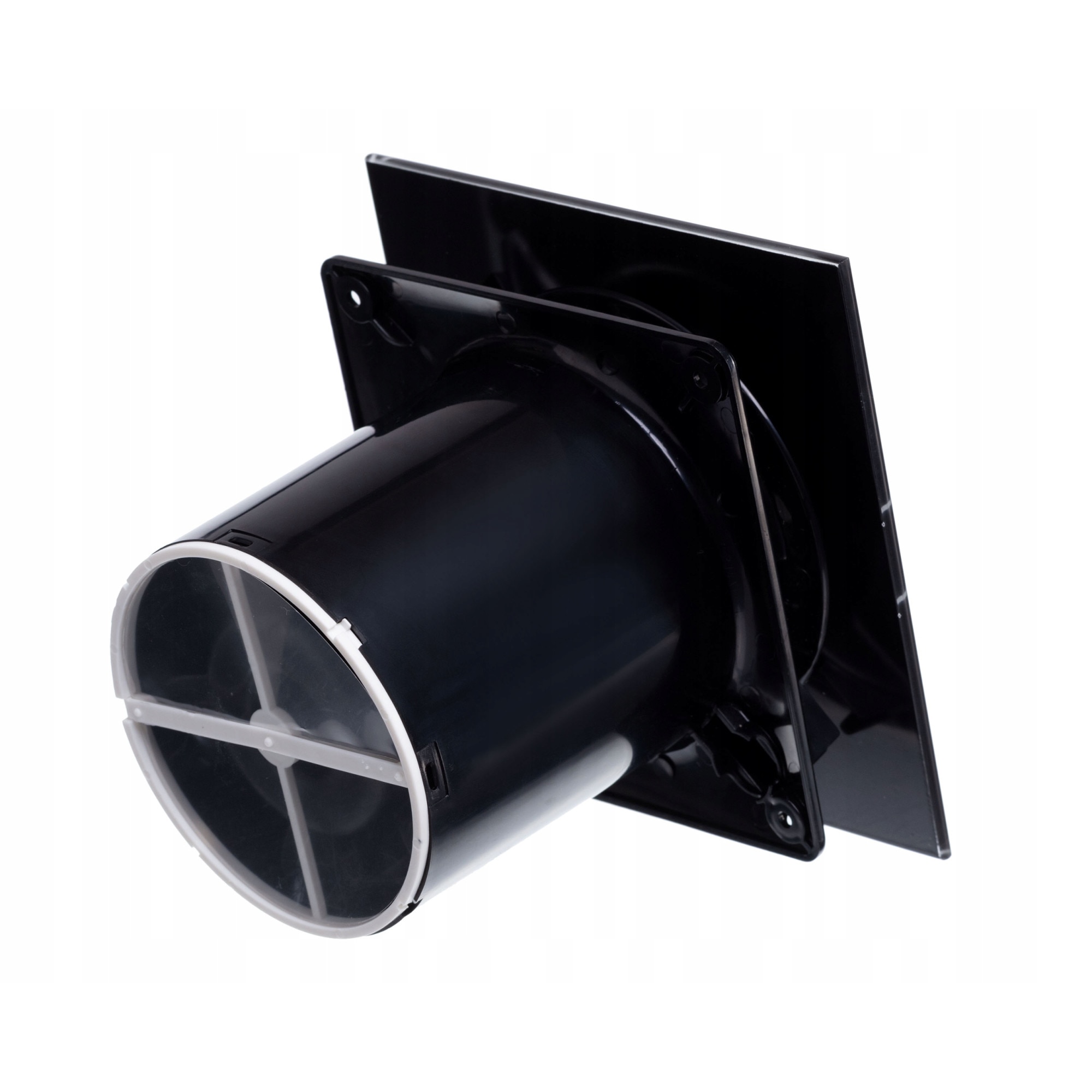 Ventilator aerisire, E-120 GT BK, CATA, capac frontal sticla, detasabil, timer, negru, afisaj ...