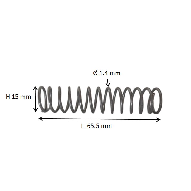 Arc compresie Ø 1.4 x H 15 x L 65.5 mm - eMAG.ro