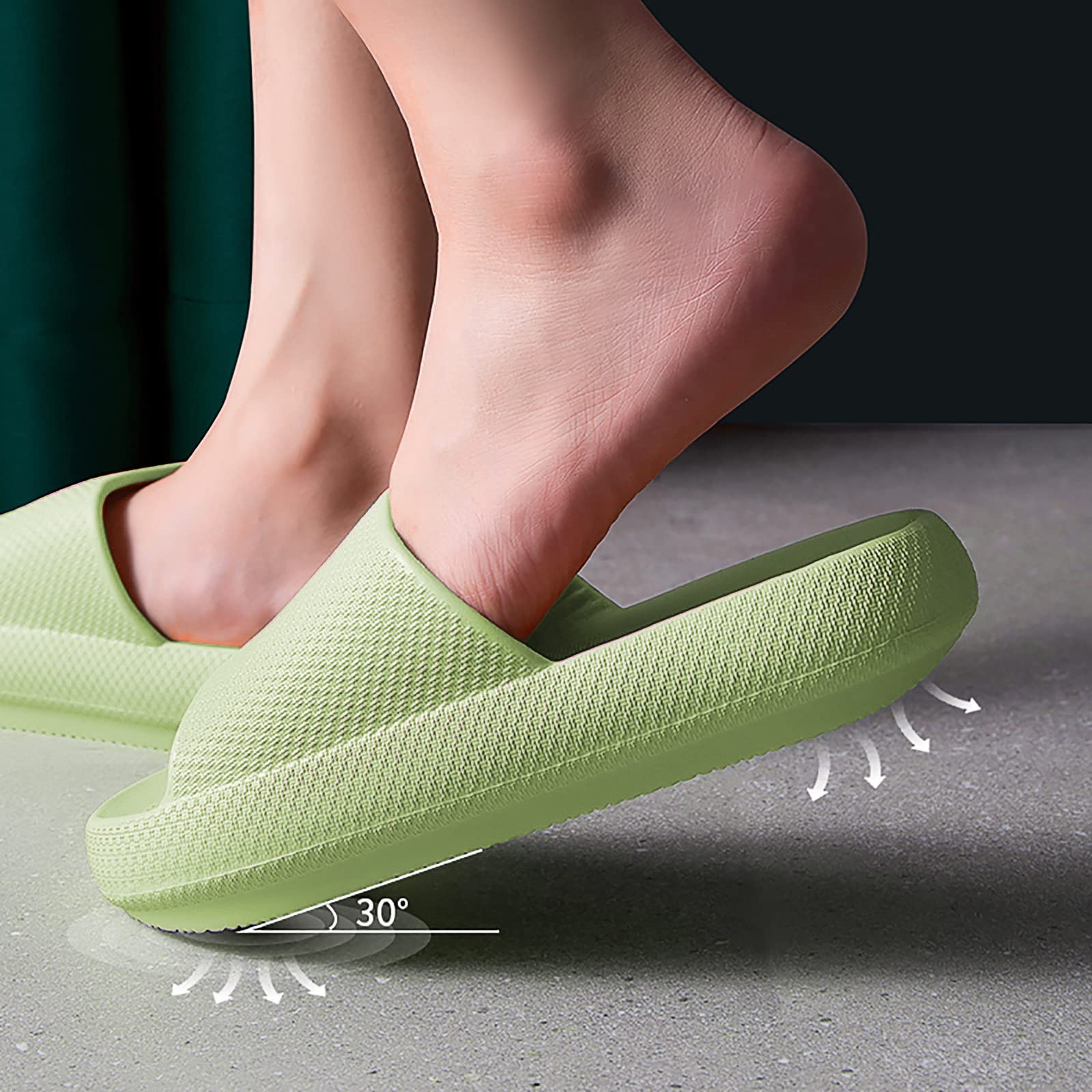 Papuci barbati, Dollcini, PVC, Verde, 40 EU - eMAG.ro
