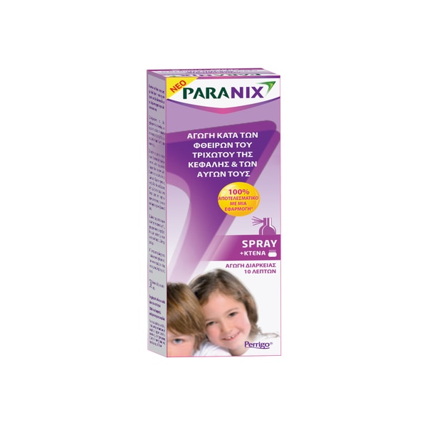 Tratament Paranix, spray anti-paduchi cu pieptene, eficacitate 100% in ...