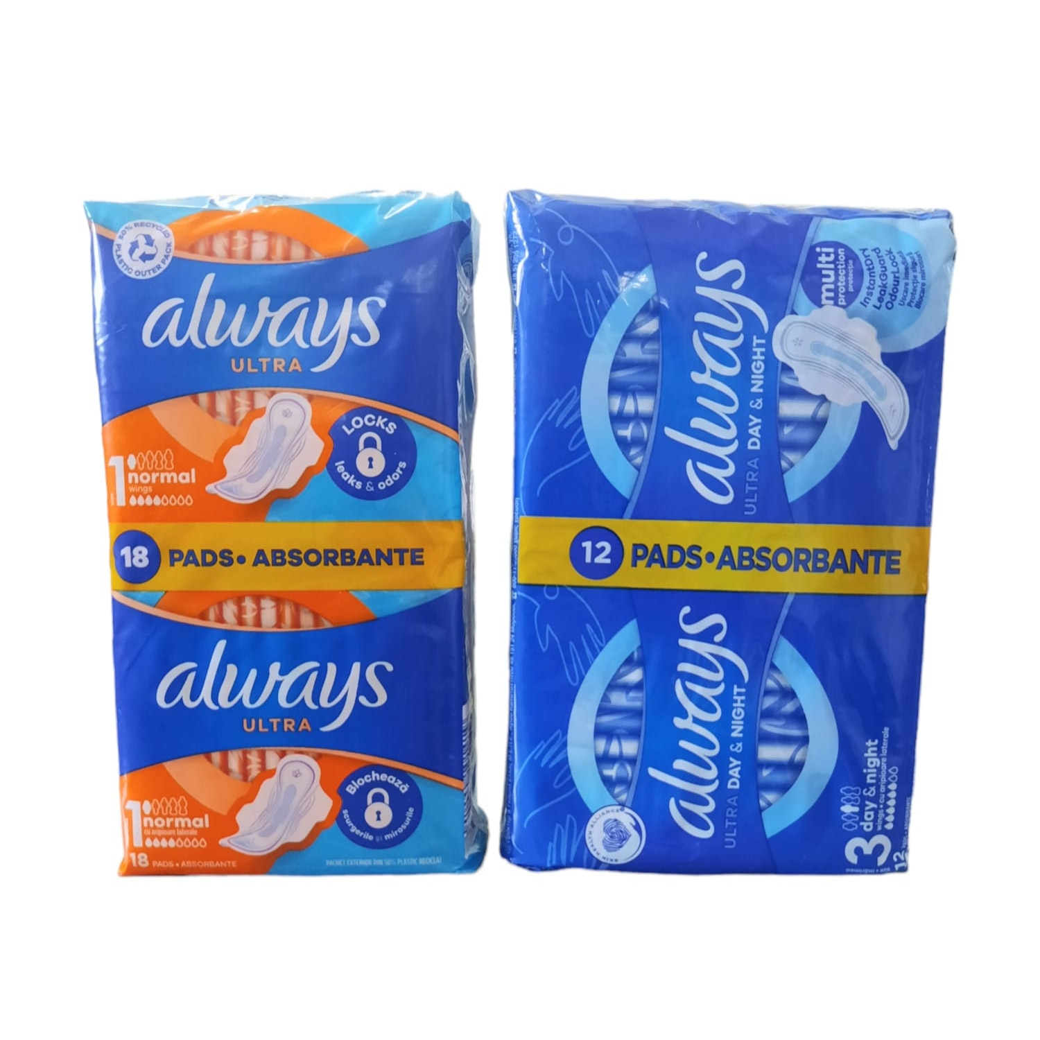 Set Absorbante Always Ultra Normal, 18 Bucati, Absorbante, Always, Duo ...