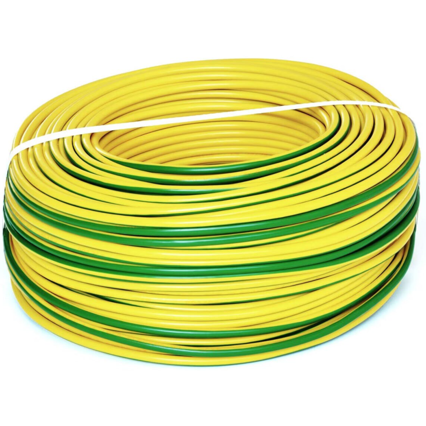 Cablu electric rigid Romcab, FY 1x2.5, 100m, Verde/Galben - eMAG.ro