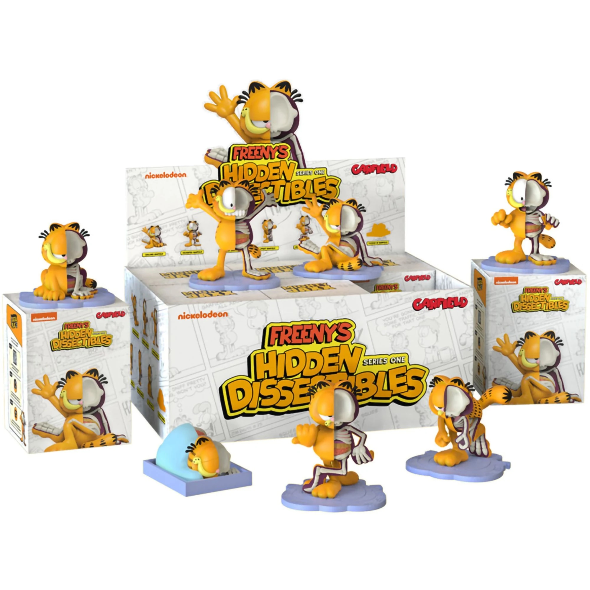 Figurina surpriza Mighty Jaxx, Garfield, Freenys Hidden Dissectibles ...