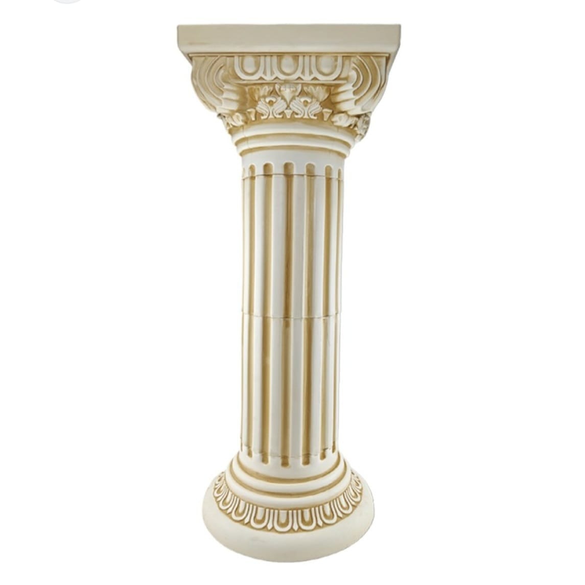 Coloana vintage decorativa rotunda din plastic, H 93cm - eMAG.ro