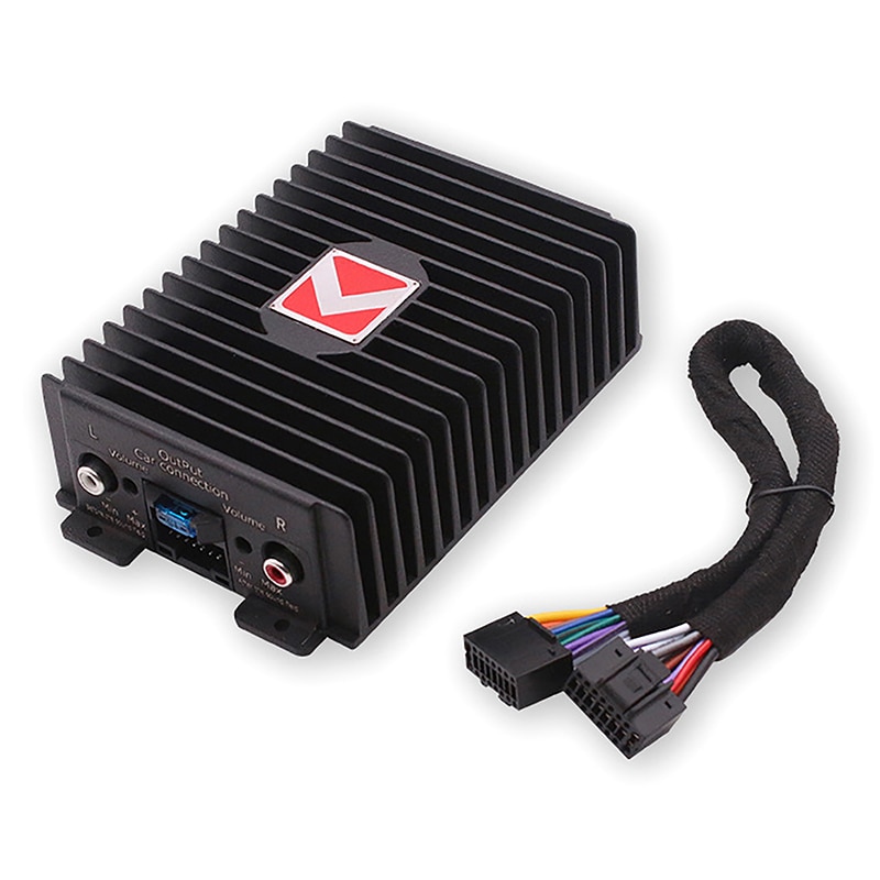 Amplificator auto DSP, ajustare EQ, negru, 4 x 80W - eMAG.ro