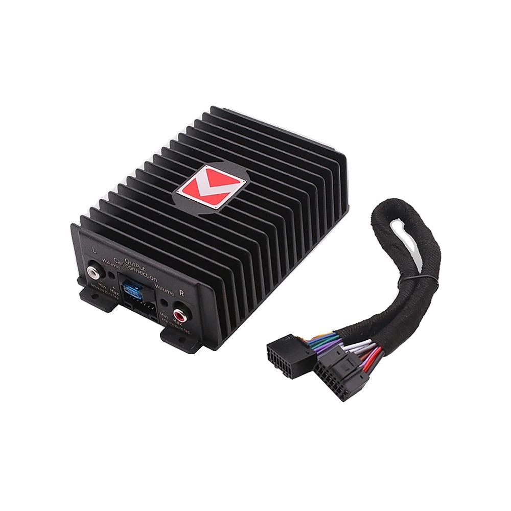 Amplificator auto DSP, ajustare EQ, negru, 4 x 80W - eMAG.ro