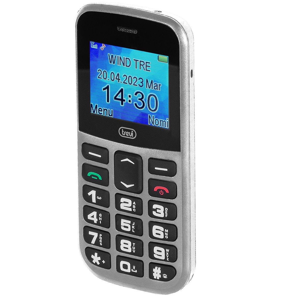 Telefon időseknek, nagy világító gombok, kamera, hangszóró, zseblámpa ...