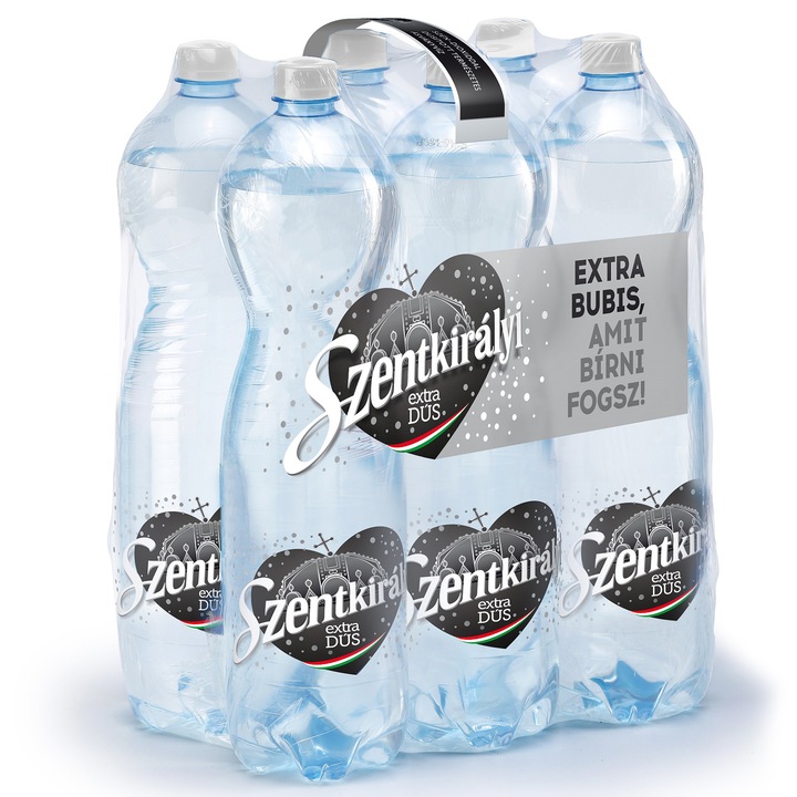 Apa minerala extra carbogazoasa Szentkiralyi, BAX 6 X 1.5 L - eMAG.ro