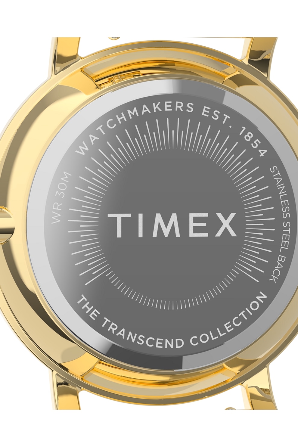 Timex, Ceas din otel inoxidabil Transcend - 34 mm, Auriu - eMAG.ro