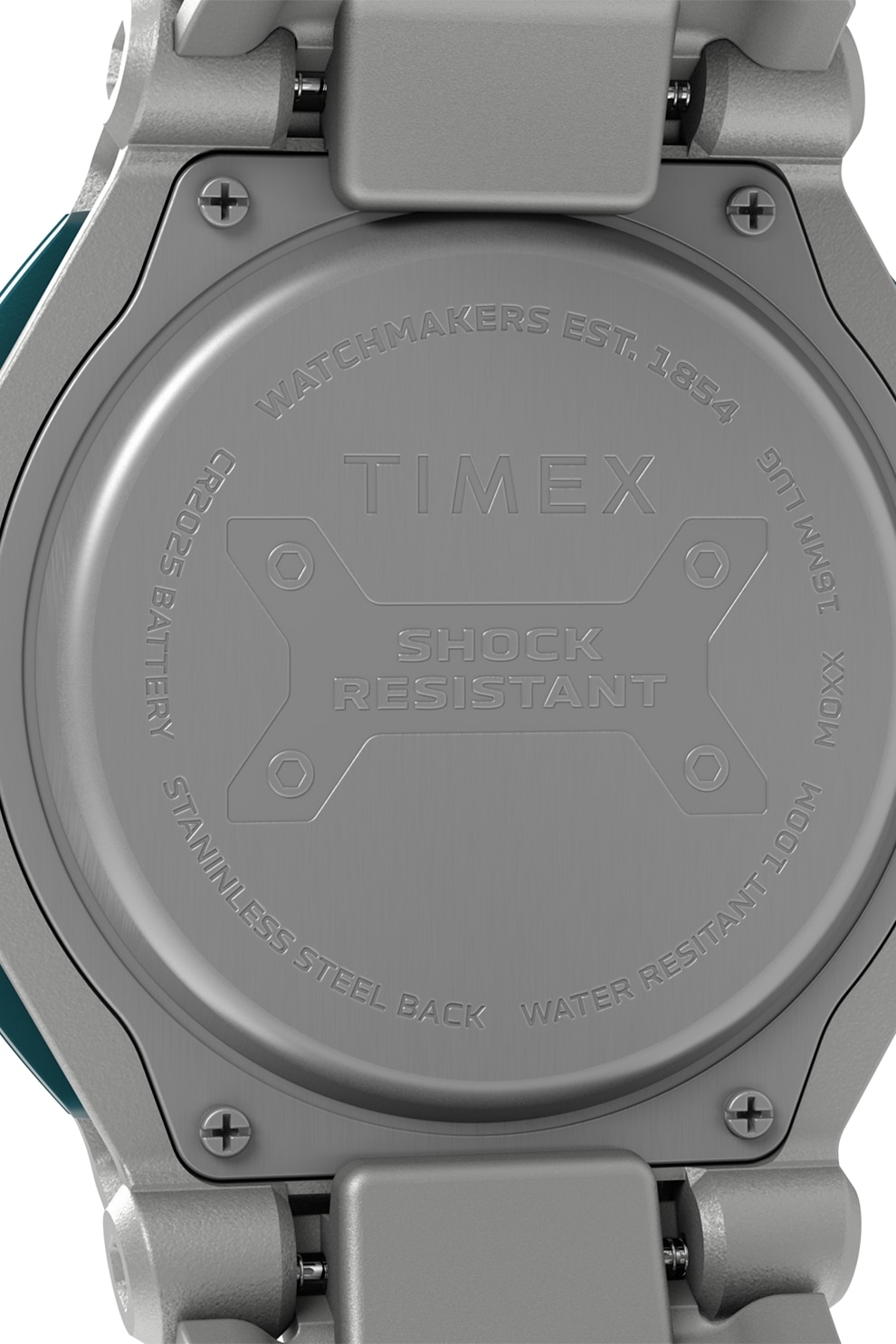 Timex, Ceas digital Command Encounter - 45 mm, Verde inchis, Gri ...